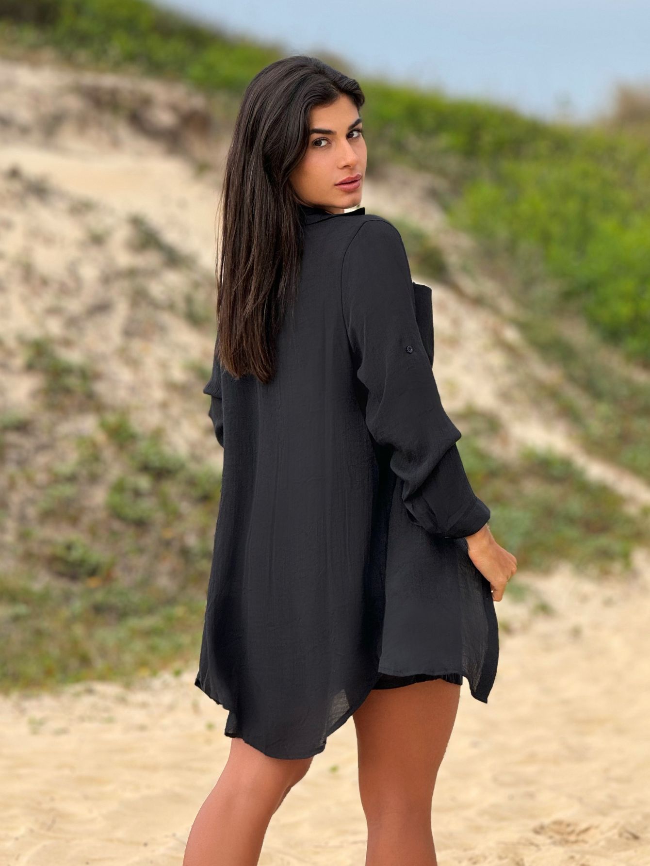 Saída de Praia Camisão e Short Verão - Grepe Beachwear
